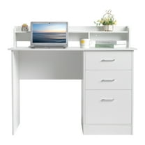 Ktaxon Wood Computer Desk, Modern E1 15MM Chipboard, Office or Home ...
