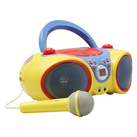 HamiltonBuhl Kids-CD30 Kids Audio CD Player Karaoke Machine with Microphone