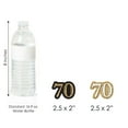 Big Dot Of Happiness Adult 70th Birthday Gold Diy Shaped Birthday