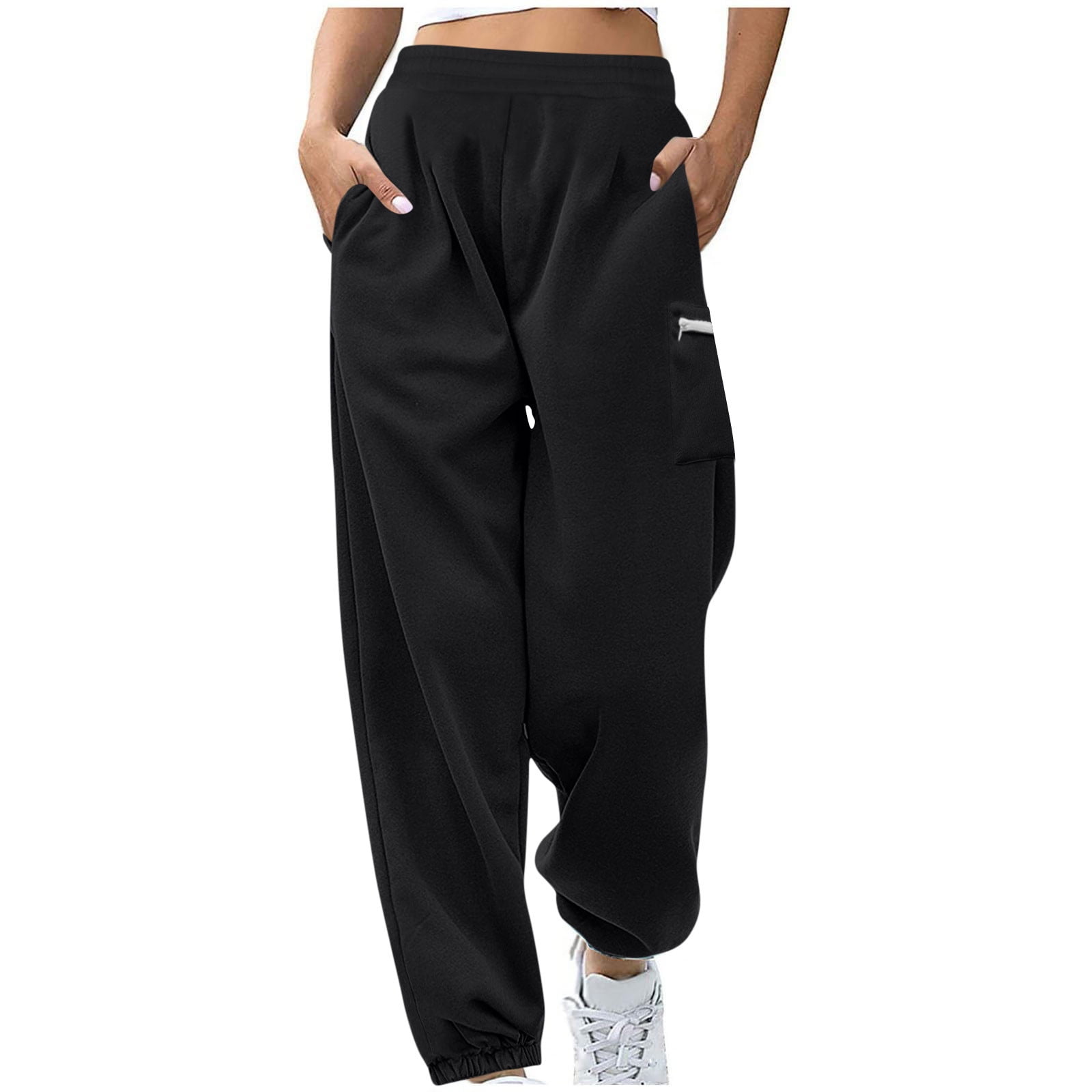 Click here for Lenpel Womens Plus Size Joggers Baggy Elastic High... prices