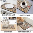 Coffee Bar Mat Accessories for Countertop Super Absorbent Anti-Slip ...