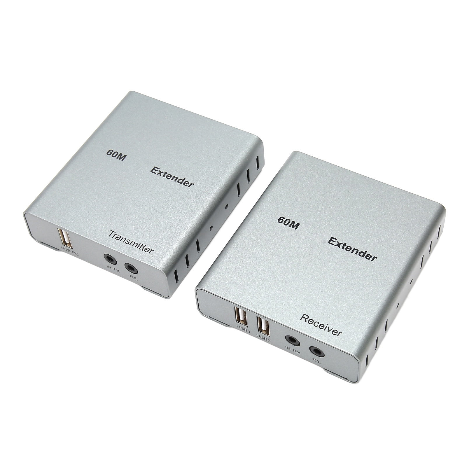 Extensor KVM USB, 1080P USB KVM Extender Over Single Cat6, Cat7 Hasta ...