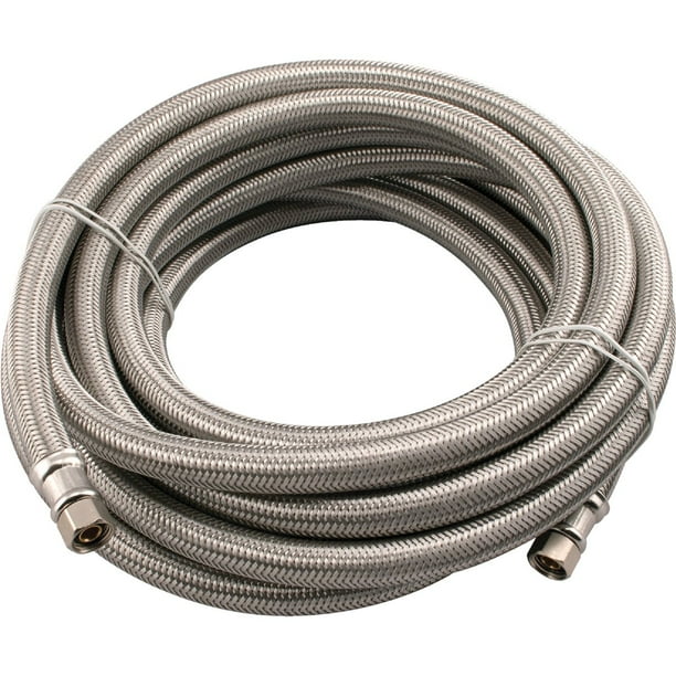 B&K 1/4 In. x 20 Ft. Ice Maker Connector Hose 496-924 Pack of 3 ...