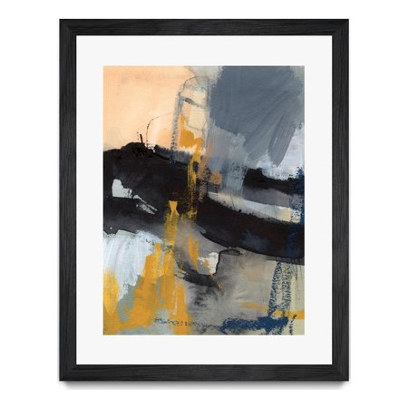 Giant Art 24x32 Incite I Matted and Framed in Yellow | Walmart Canada