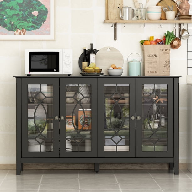 glass door buffets
