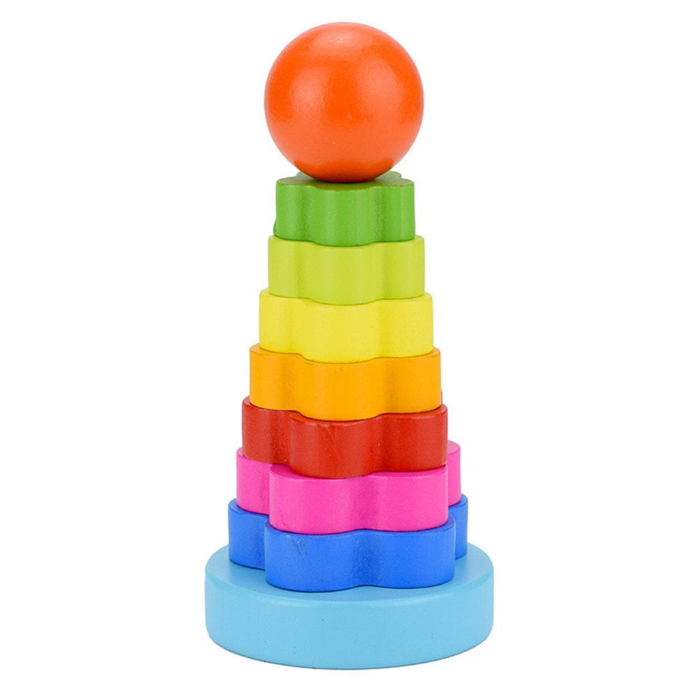 Click here for Aidm Colorful Childrens Blocks Stacked Toy Wooden... prices