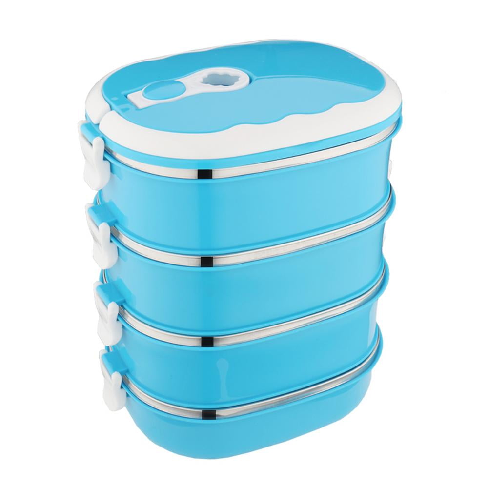 Lunch Boxes Single/Double/Three/Four Layer Stainless Steel Bucket ...
