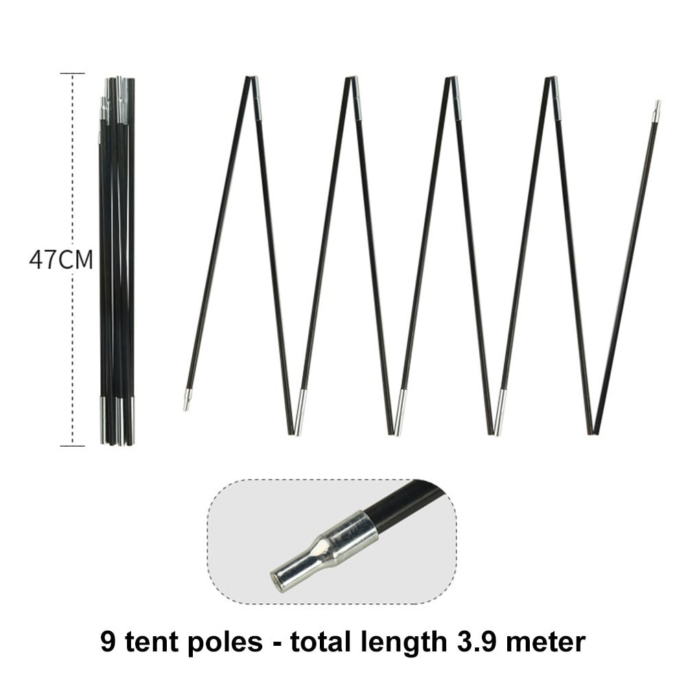 Click here for Bamill 3.9m Fiberglass Tent Brackets Foldable Beac... prices