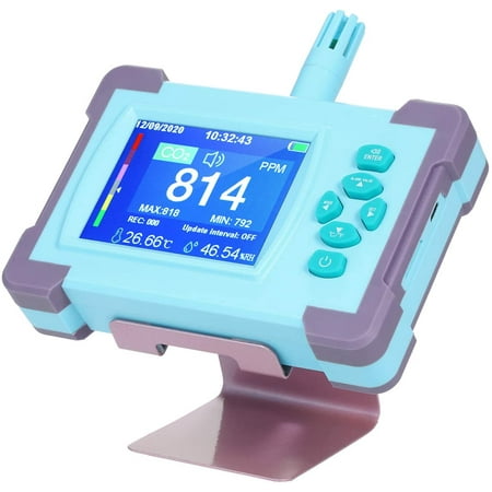 Carbon Dioxide Detector with Rechargeable Battery Portable CO2 Meter ...