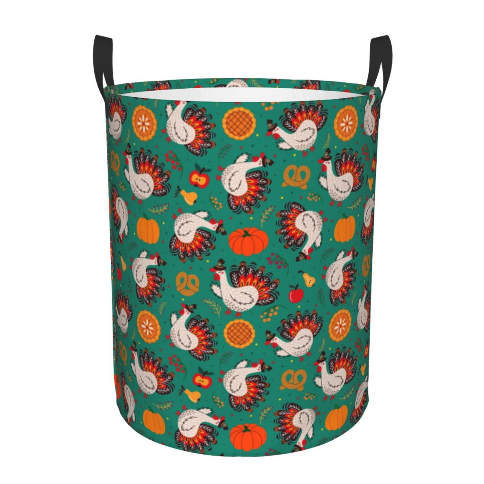Fotbe Cartoon Turkey Cesto de Ropa con Asas, Cesto Impermeable de Gran ...
