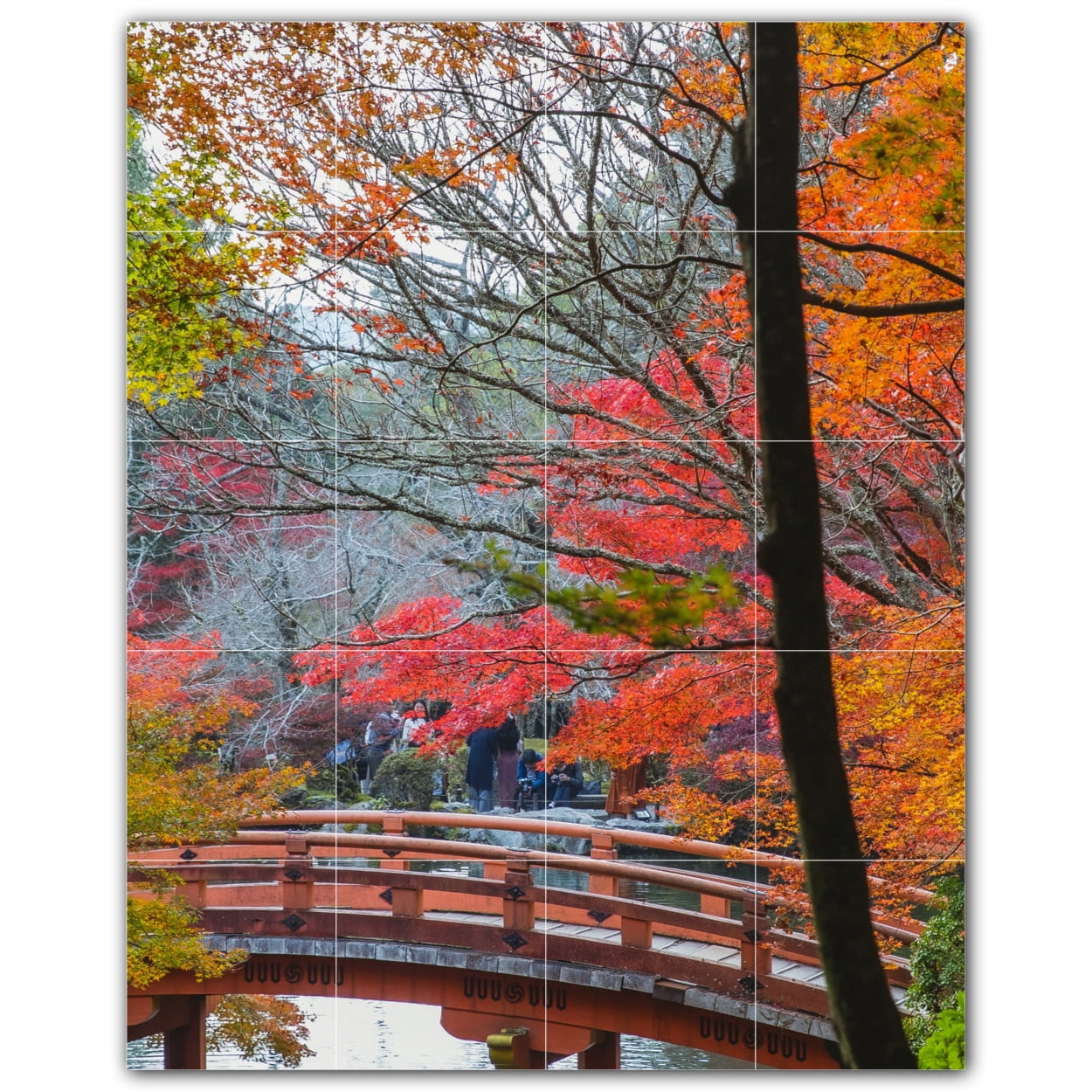 Picture-Tiles.com: Bridge Ceramic Tile Wall Mural WAL500271-45M. 24"W x ...