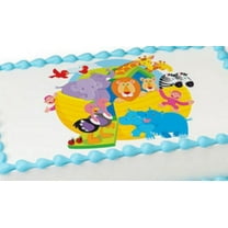 Baby Shower Noah's Ark Edible Extra Large 8 x 10 Cake Decoration Topper ...