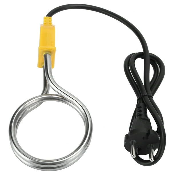 1200W Stainless Steel Immersion Heater Portable Boiler Water Heating ...