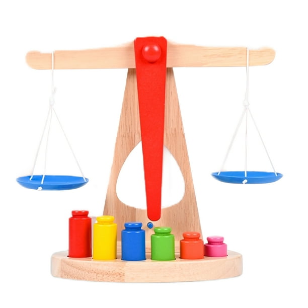 Early Education Toy,Wooden Balance Scale Toy Wooden Balance Scale Toy ...