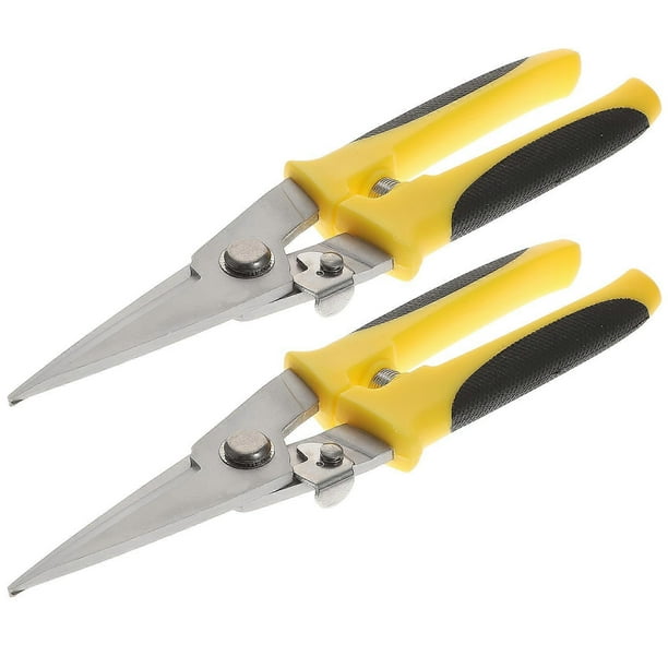 Heavy Duty Metal Throatless Sheet Metal Shear Handymen Aluminum Cutting ...