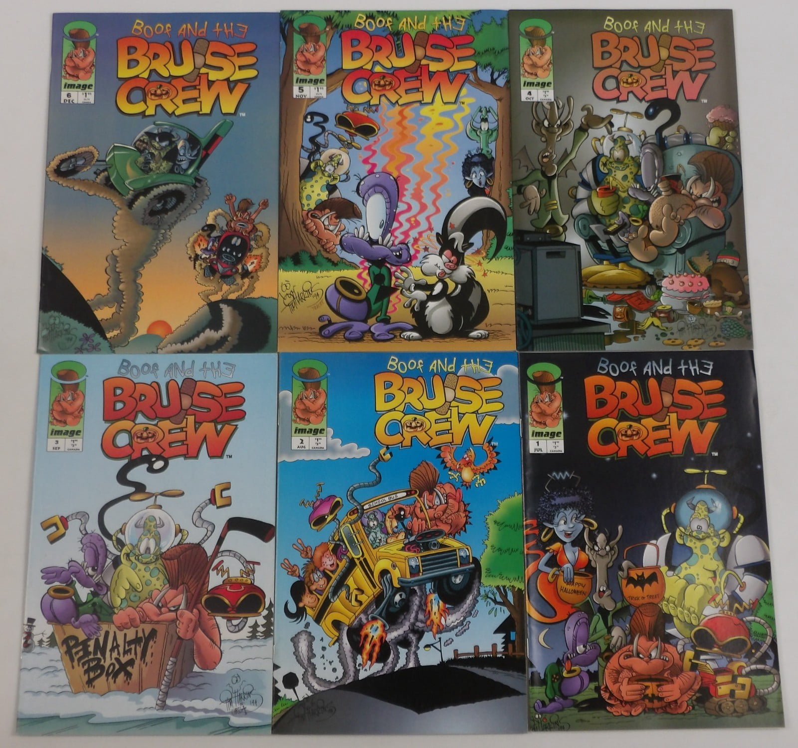 Boof and the Bruise Crew #1-6 VF/NM complete series Beau Smith ; Image ...