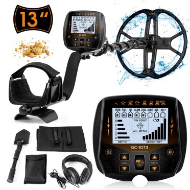 Novorik Professional Metal Detector for Adults with 10” Waterproof Coil ...