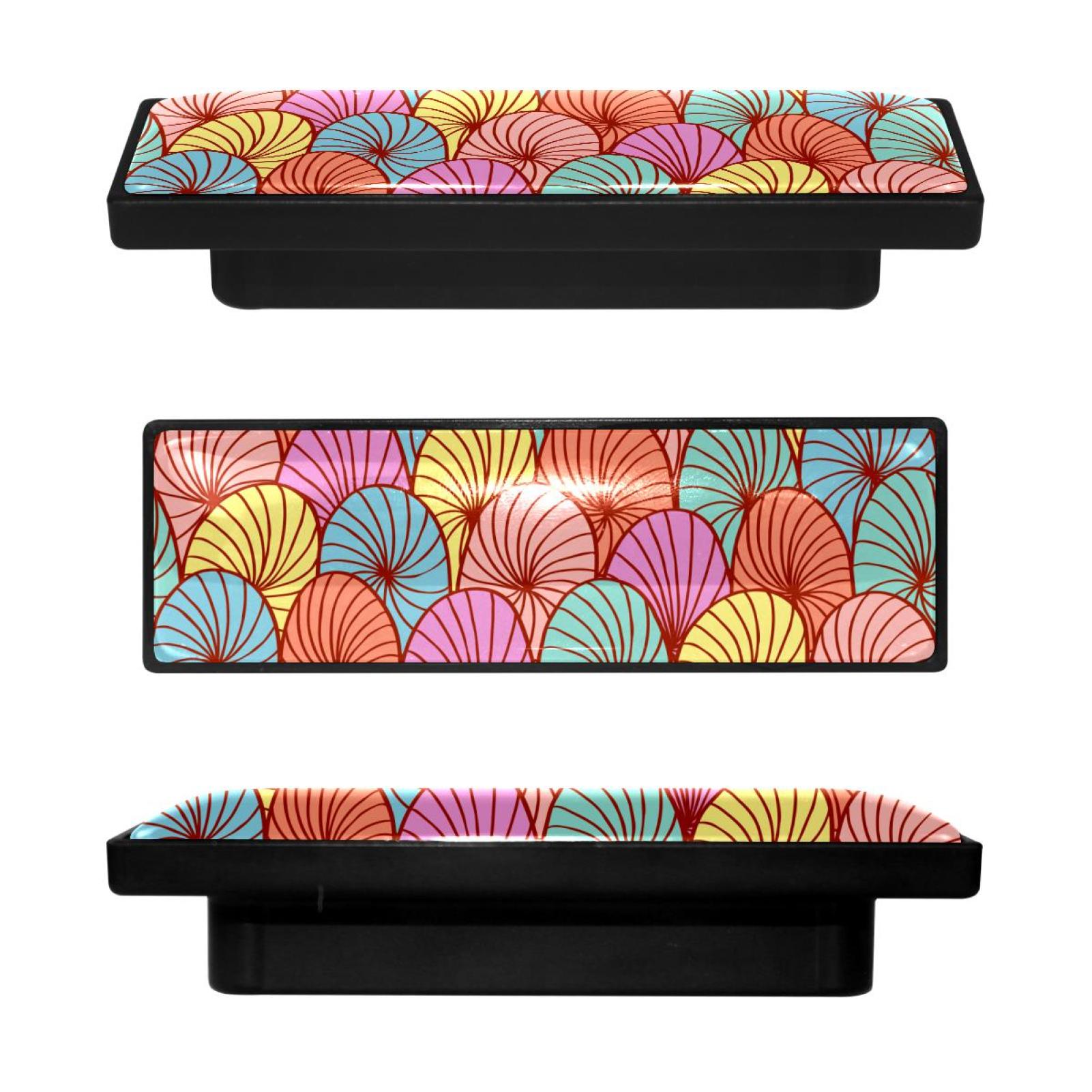 4 Pcs Rectangle Cabinet Handle Cupboard Knob Drawer Pulls Handle ...