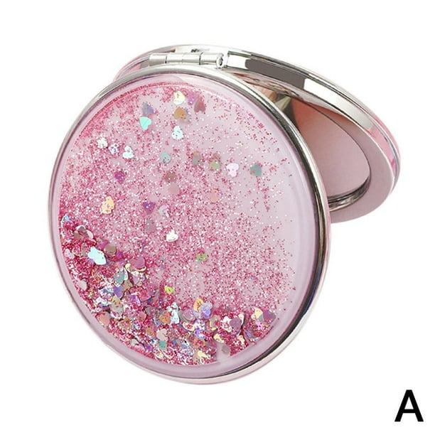 Magnifying Makeup Cosmetic Compact Folding Mirror for Purse Handbag ...