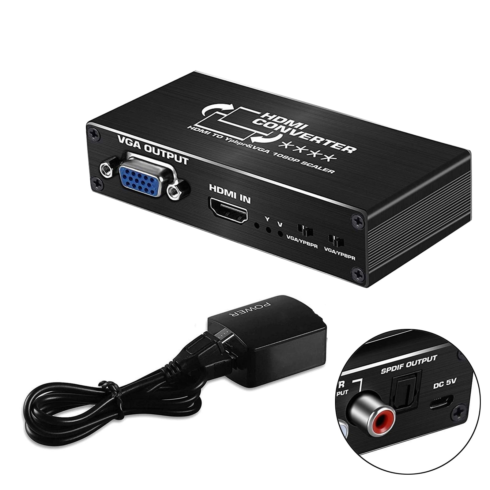 Click here for Csyanxing Hdmi To Ypbpr/Vga 1080p Scaler Audio Out... prices