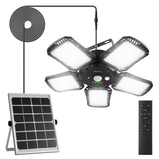 Solar LED Portable Party Light and Work Light, 120 Feet Range, Rotating ...