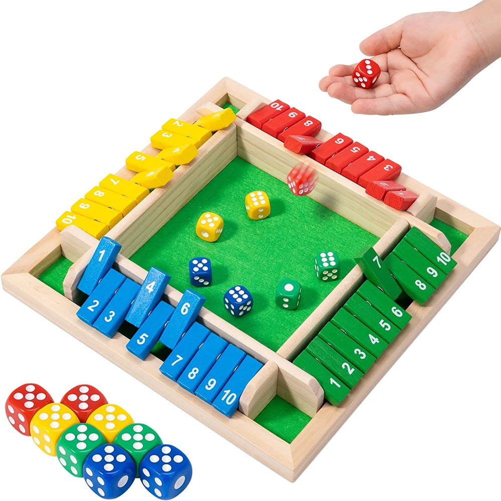 Click here for Eastin Shut The Box Games For Family Large Wooden... prices