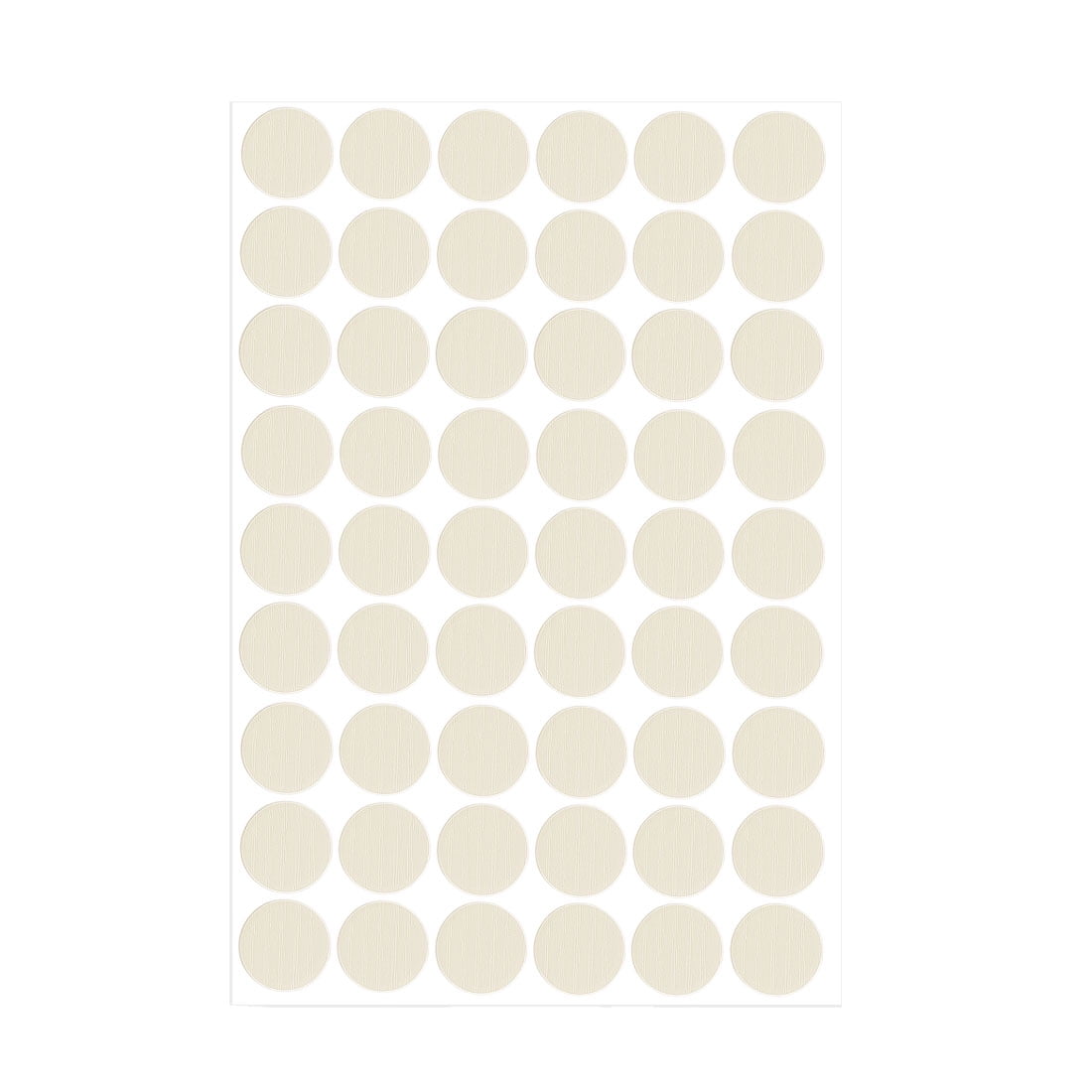 Uxcell Self-adhesive Screw Hole Covers Caps Dustproof Sticker PVC White ...