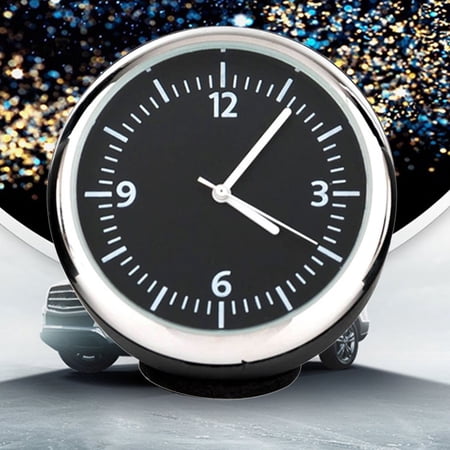 Luminous Round Shape Car Automobile Digital Clock Auto Watch Beautiful ...