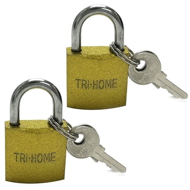 4 Piece Pack of Small Laminated Pad Lock 30mm Size Padlock Security Set ...
