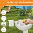 Craftian 5.28-gal Portable Camping Toilet &17L Portable Sink Wash ...
