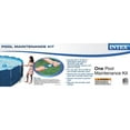 Intex 12' x 2.5' Outdoor Above Ground Pool Set with Easy Setup, Filter ...