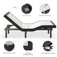 Split King Size Adjustable Bed Frame with USB Port,Head/ Foot Tilt,Remote Control,Comfort Beds ...