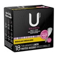 U by Kotex Balance Daily Wrapped Panty Liners, Light Absorbency ...