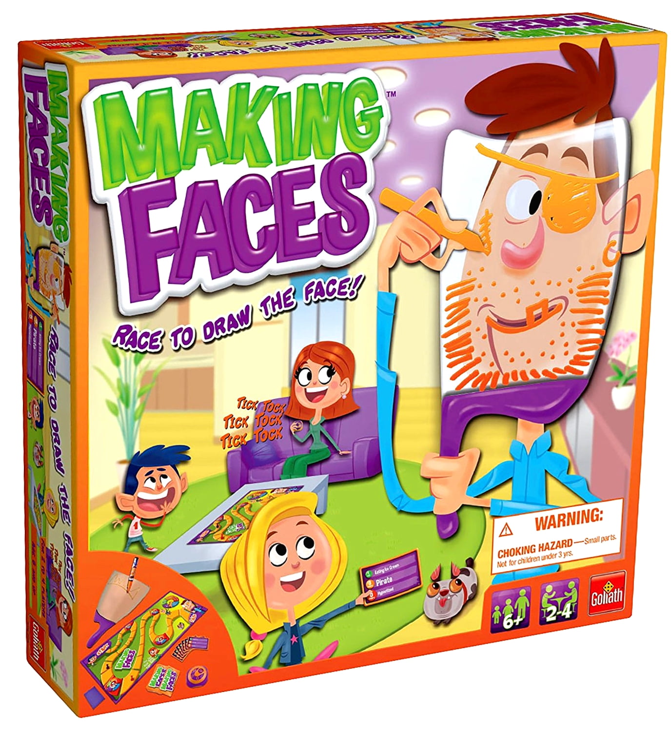 Goliath Games Making Faces- Race to Draw the Face Game - Walmart.com
