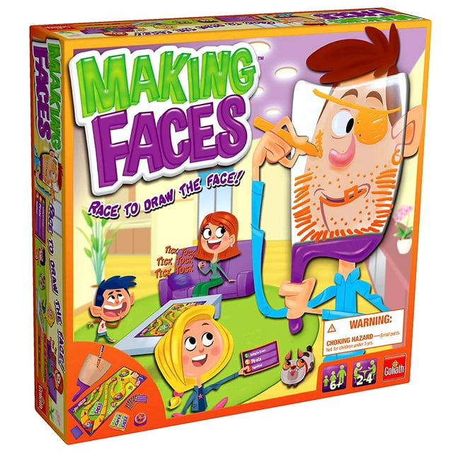 Goliath Games Making Faces- Race to Draw the Face Game - Walmart.com