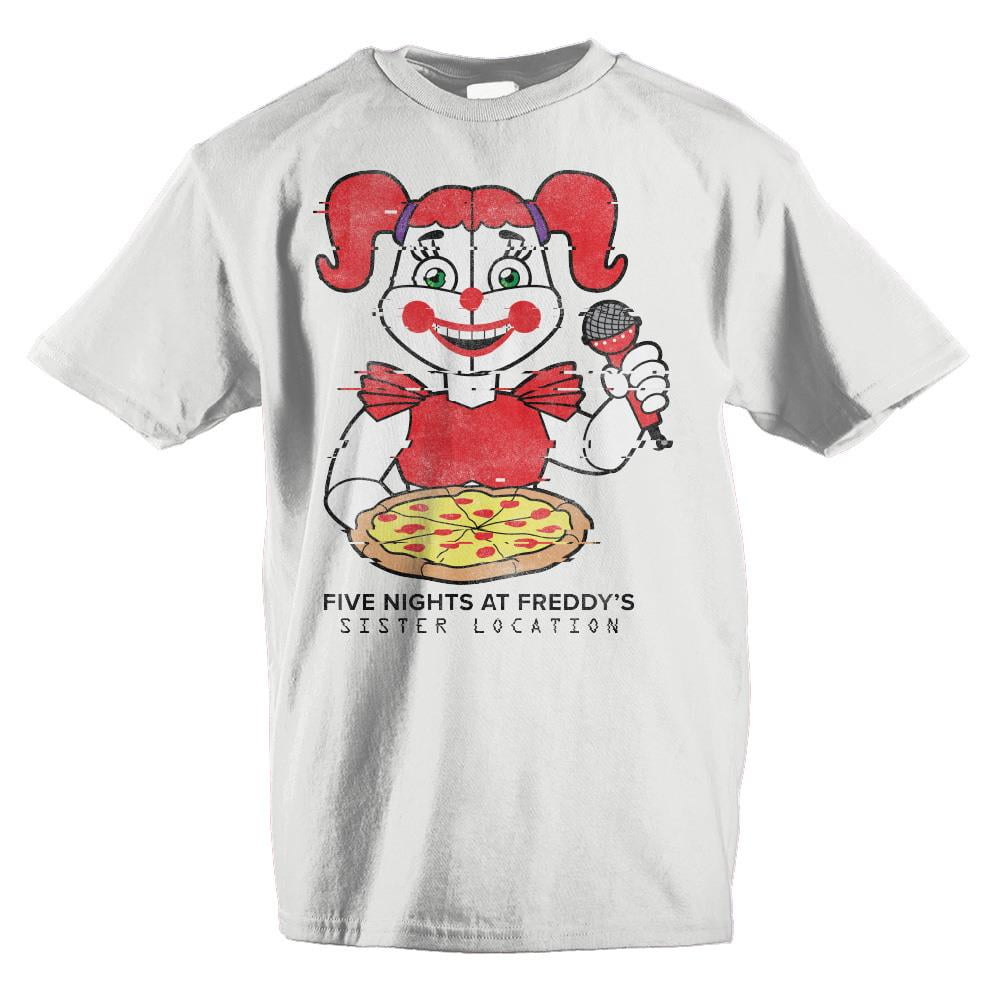 Bioworld - Youth Circus Babys Pizza Freddy Fazbear Shirt-X-Small ...