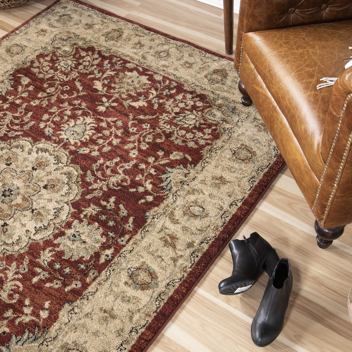 Orian Rugs Prometheus Rouge 6'5"x9'6" - Walmart.com