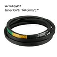 Uxcell A-1448/A57 Drive V-Belt Inner Girth 57 inch Industrial Power ...