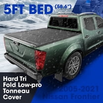 Hard Tri Fold Low-pro Tonneau Cover compitable with 2022-2026 Tundra 5 ...