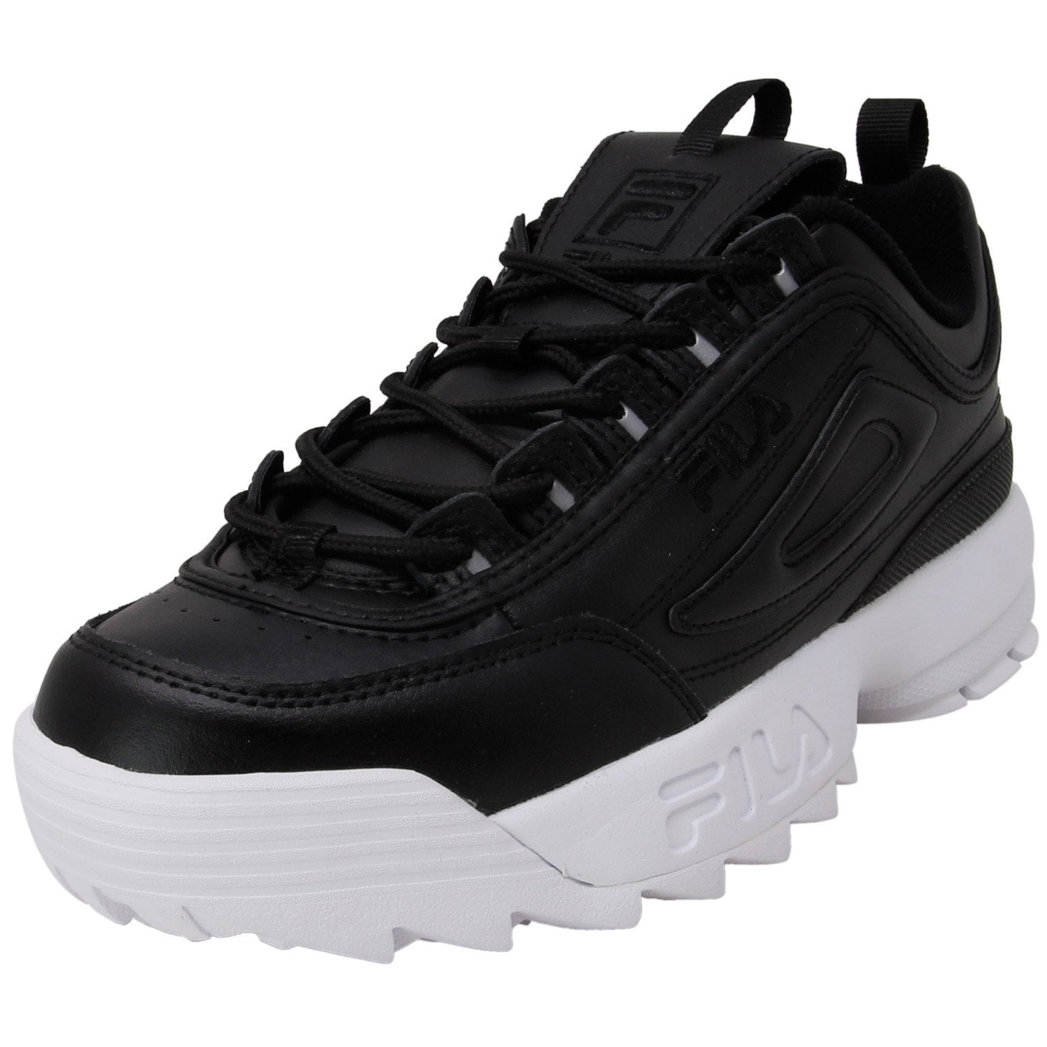 FILA - Fila Women's Disruptor Ii Premium Black / White Ankle-High ...