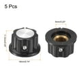 Potentiometer Knobs Aluminium Alloy 19x11.5mm 6mm Hole Volume Control ...