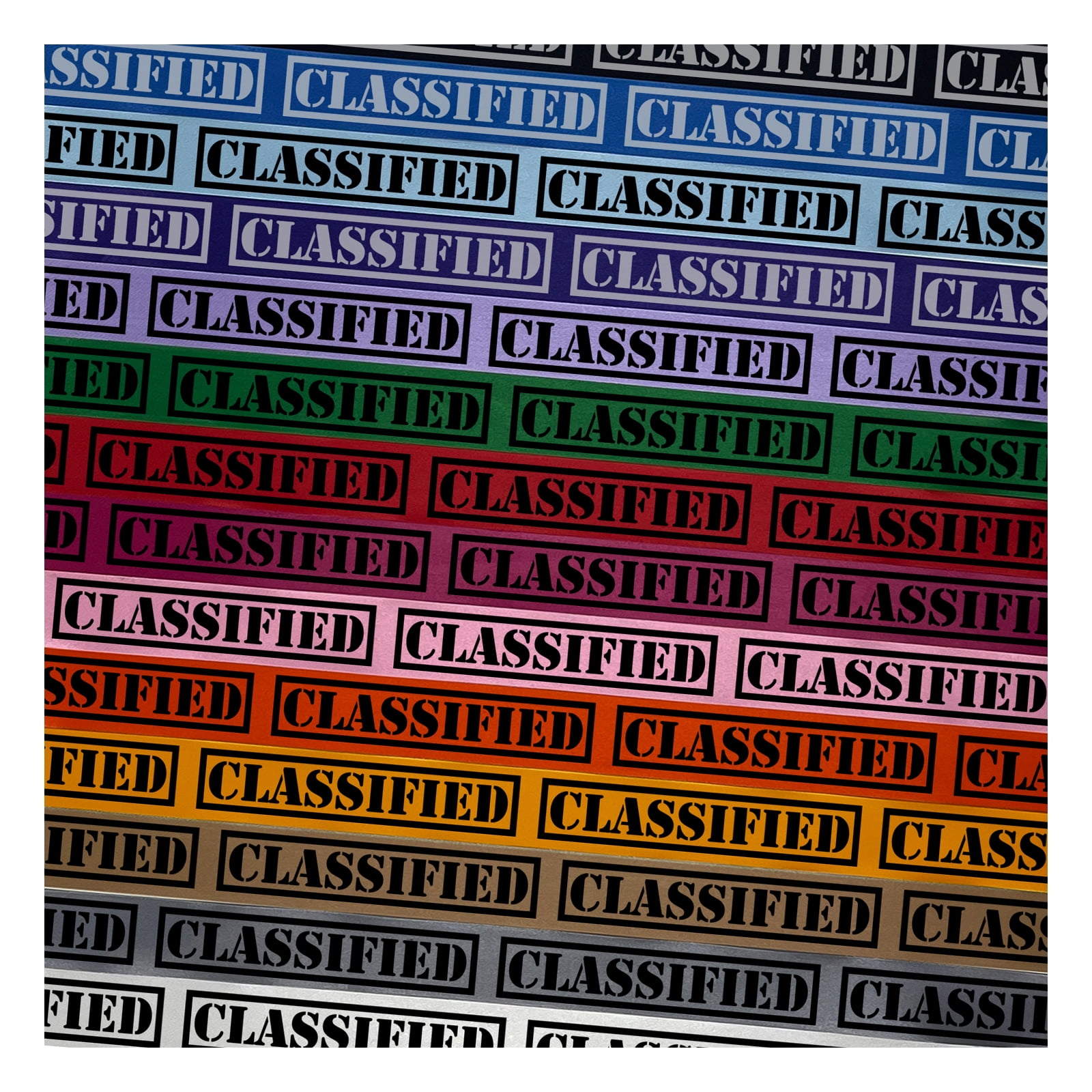 Classified Fun Text Satin Ribbon for Gift Wrapping Bows Craft DIY ...