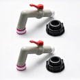 JIAHAOO Coarse Thread Tank Spigot 17.5cm Overall Length Ball Valve ...