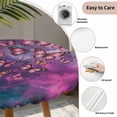 Butterfly Round Tablecloth for 45-54 Inch Tables,Fitted Table Cover ...