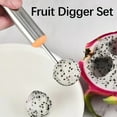 Nrmrqz Professional 2-in-1 Watermelon & Fruit Carving Tool Set ...