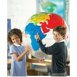 Learning Resources Inflatable Labeling Globe Game - 1 Piece, Ages Boys ...
