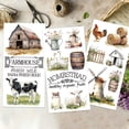 3pcs/Set Farmhouse Rub on Transfers for Furniture and Crafts 6x12 Inch ...