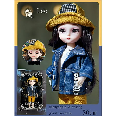 12 Zodiac Dolls Girls Simulation Princess Large Doll Toy Gift Box ...