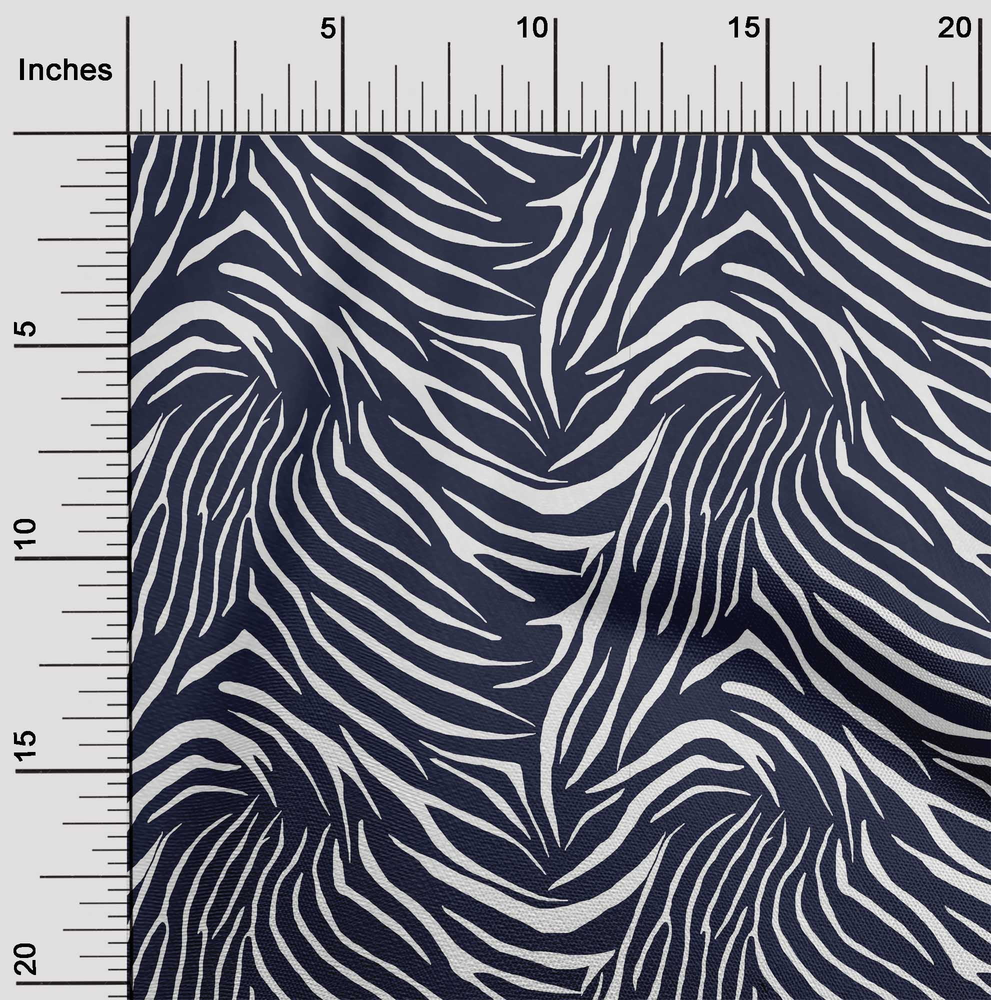 oneOone Cotton Silk Dark Navy Blue Fabric Skins Animal Diy Clothing ...