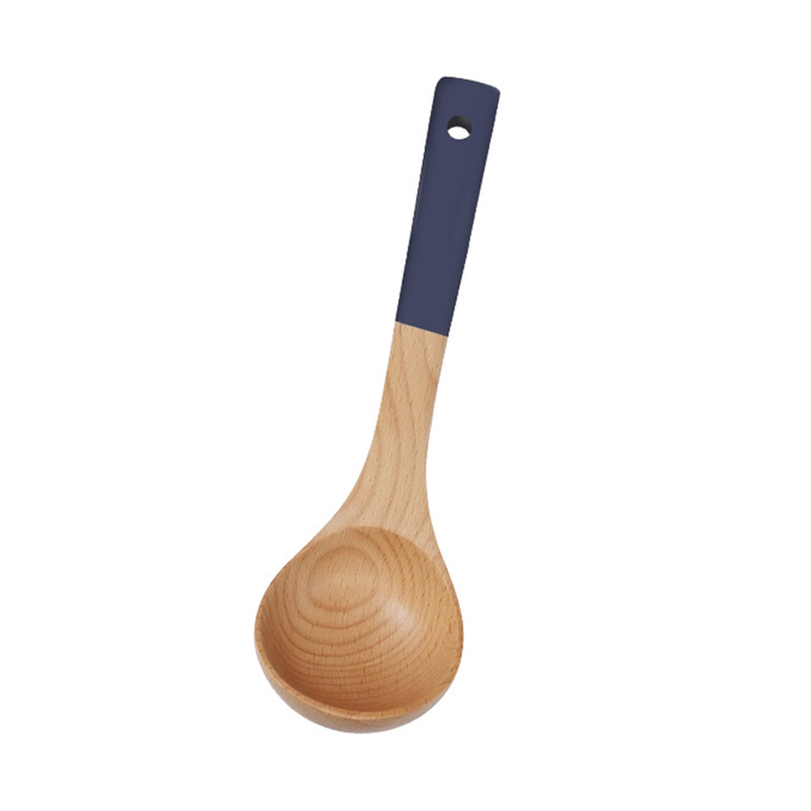 Farfi Fried Spatula Long Handle Heat Resistant Non-stick Beech Wooden ...